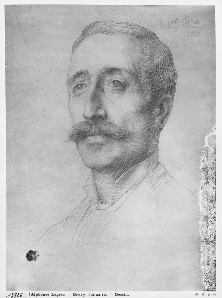 Alfred Drury, 1899 von Alphonse Legros: Kunstdruck kaufen